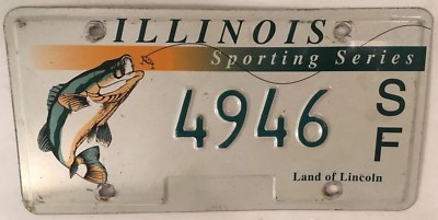 WILDLIFE FISH FLY FISHING license plate TROUT Nature angling Fisherman ...