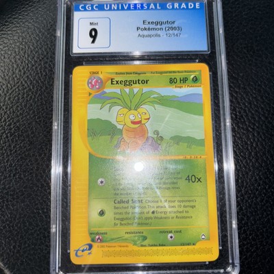Exeggutor 12/147 RARE Aquapolis Pokemon ereader Card CGC mint 9 | eBay