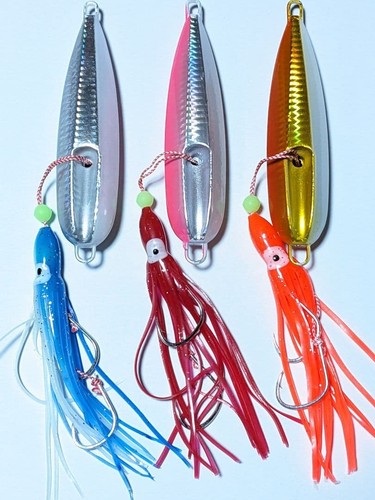 Inchiku 300g Set of 3 Glow Octopus Bait for Boat Fishing | eBay