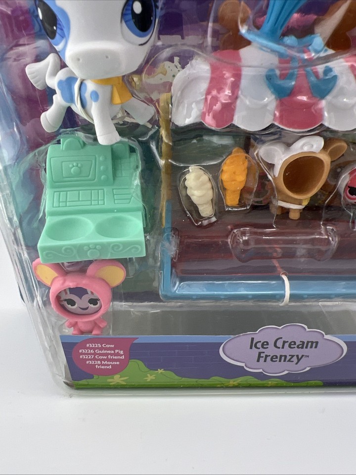 Littlest Pet Shop Ice Cream Frenzy LPS Playset NOS | eBay