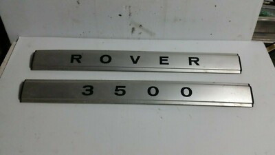 ROVER SD1 SERIES 1 V8 REAR MOUNTED 3500 & ROVER TRIM BADGES COMPLETE IN ...