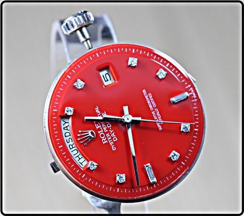 VERY BEAUTIFUL & RARE Rolex 1556 Day-Date OX BLOOD Dial . Ref 1803 Non ...