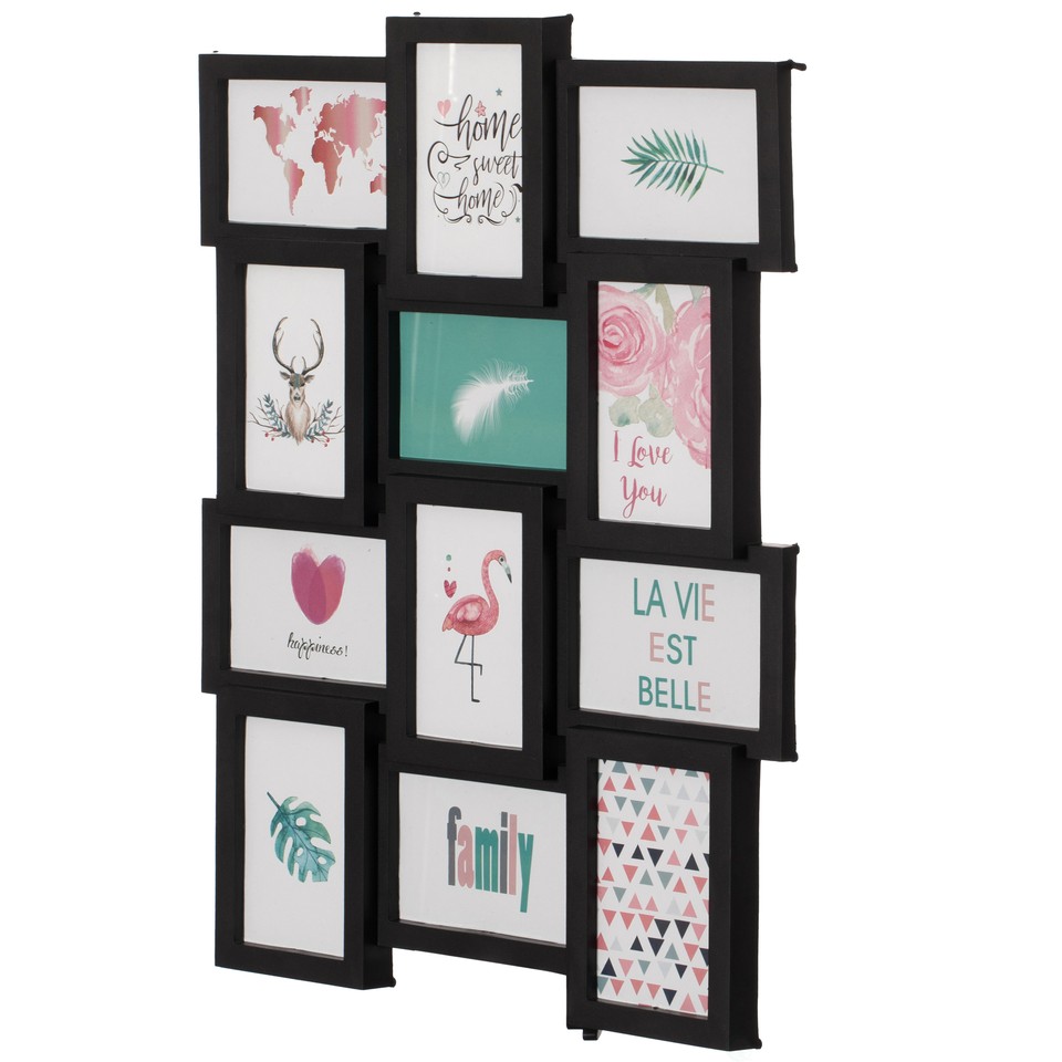 Decorative Modern Wall Mounted Multi Photo Frame Collage Picture Holder ...