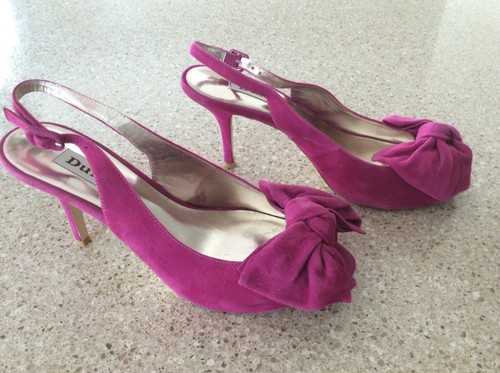 Ladies Dune Fuchsia Pink Sandals size 38 | eBay