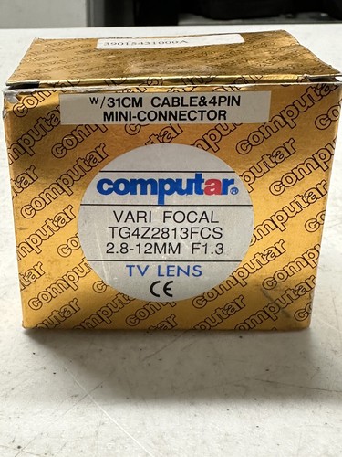 Computar Vari Focal TG4Z2813FCS-31 2.8-12mm F1.3 with 4-pin Connector Free Ship | eBay