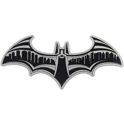 DC Comics Batman Symbol Metal Sign - Large Gotham City Wall Art for Man ...