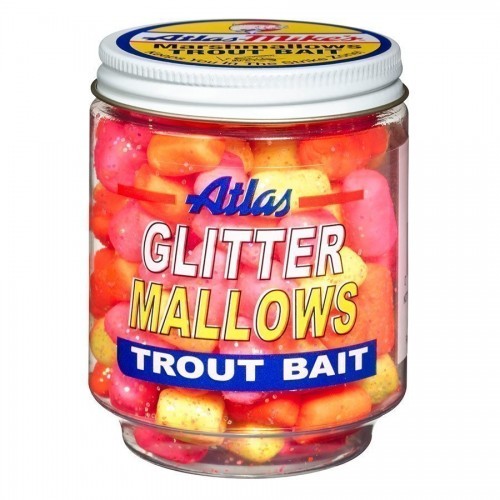 Atlas Glitter Mallows 1 1/2 oz. Scented Floating Marshmallow Trout ...