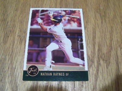 NATHAN HAYNES 99 JUST 1999 BASEBALL CARD # 96 | eBay