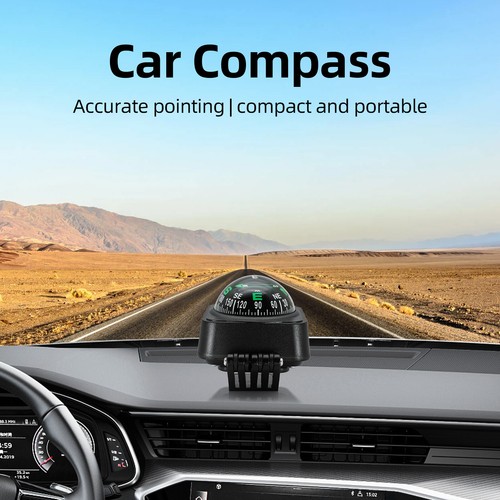 Portable Car Dashboard Navigation Digital Compass Ball for Car Boat ...