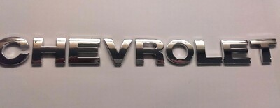 New Chrome 3D Self-adhesive Car Letters badge emblem sticker Spelling ...
