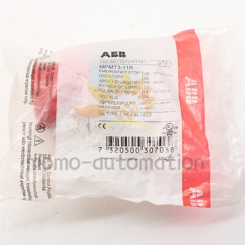 NEW ABB MPMT3-11R Push button indicator with MCB-01+MCB-10 contact 1PCS ...