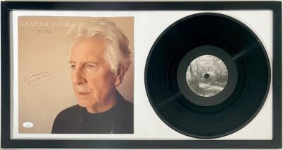 Graham Nash Now Signed & Framed Vinyl Record Matted Display JSA COA | eBay