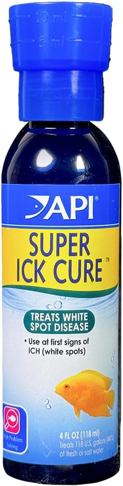 API LIQUID SUPER ICK CURE Fish remedy, Freshwater and Saltwater Fish ...