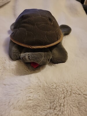 Folkmanis Folktails Turtle Hand Puppet Plush Toy 9" Tortoise Made in ...