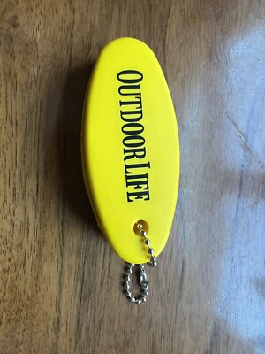 Vintage Outdoor Life, Floating Key Fob, Keychain/Boating, Water Sports ...