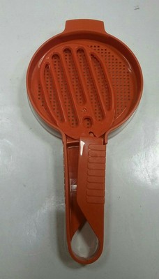 Vintage Tupperware Flour Sifter Harvest Orange | eBay