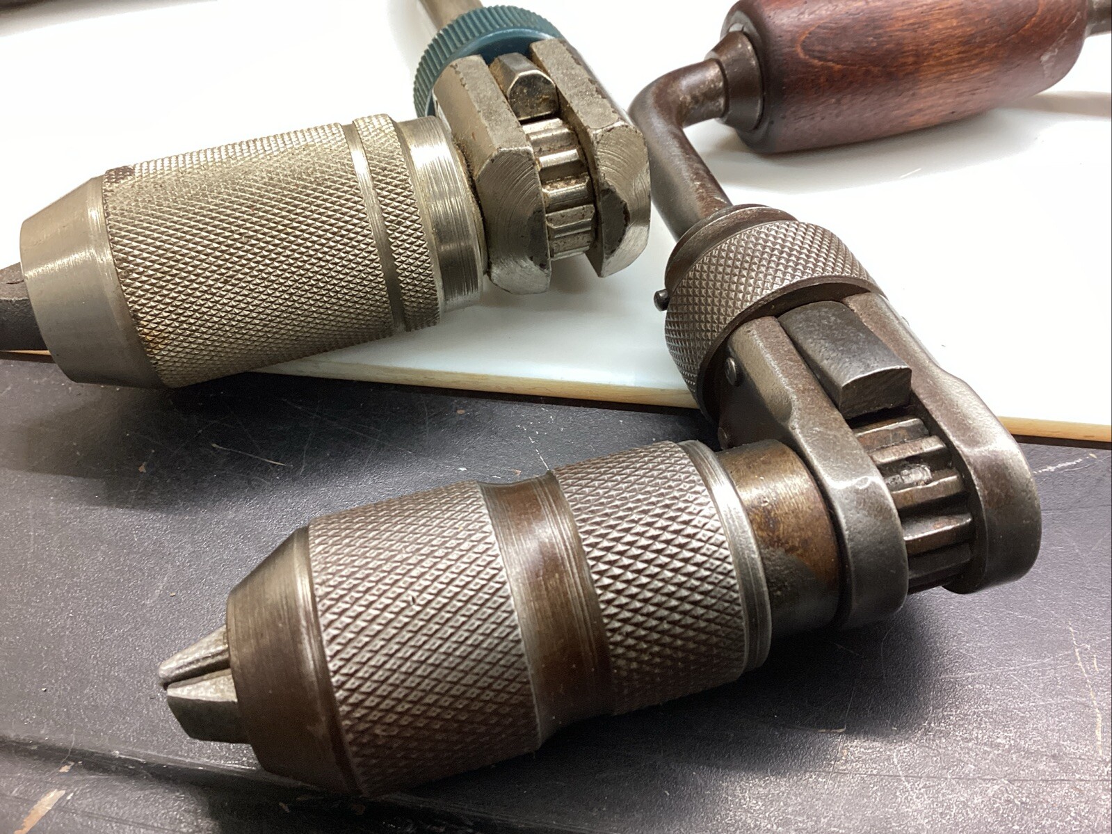 Lot Of 3 Vintage Hand Drills Stanley, Fulton, Millers Falls Reversible ...