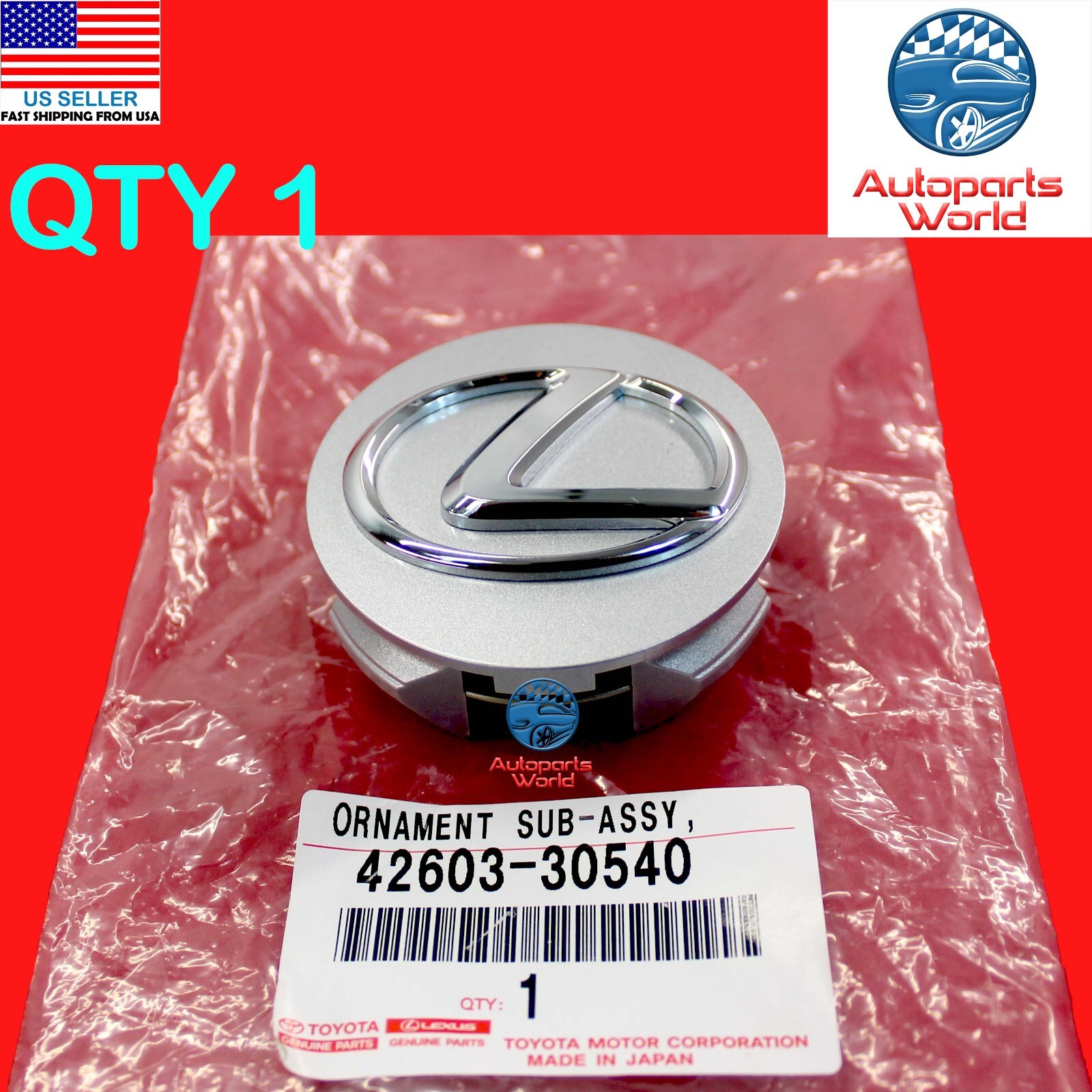 GENUINE LEXUS ES350 GS350/450h IS250/350 16" WHEEL CENTER HUB CAP 42603 ...