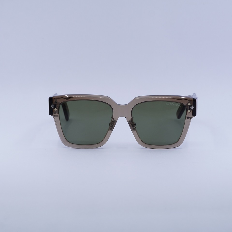 New Dior CD DIAMOND S3F 64C0 Transparent Brown/Green 55-18-145 ...