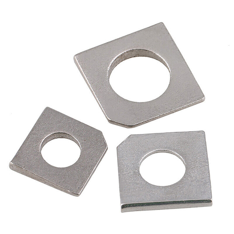 Square Beveled Plate Washers with Missing Corner M6-M30 304 Stainless ...