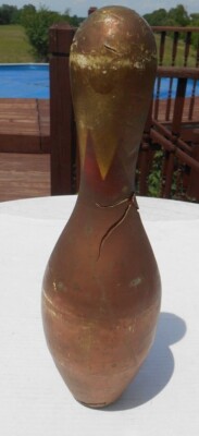 Vintage Brunswick? BOWLING PIN Red Crown Rare/Unique Early Bowling ...