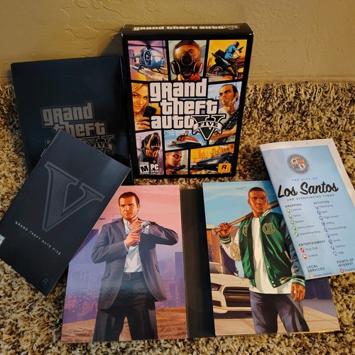 Grand Theft Auto V Five PC DVD-ROM GTA Rockstar Games 710425414534| eBay