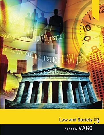 Law and Society by Steven Vago 9780205820382 | eBay