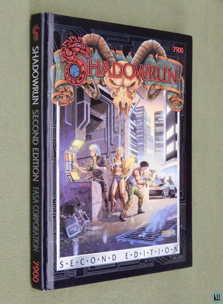 Shadowrun 2nd Second Edition Core Rulebook HC FASA 7900 for sale online ...
