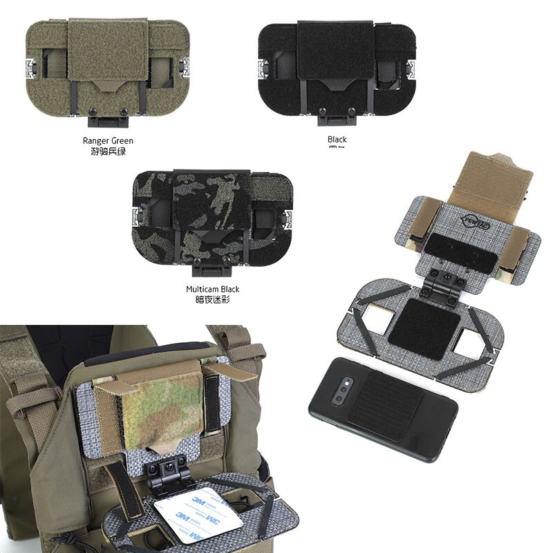 Tactical Molle S&S Vest Chest Phone Navigation holder mount | eBay