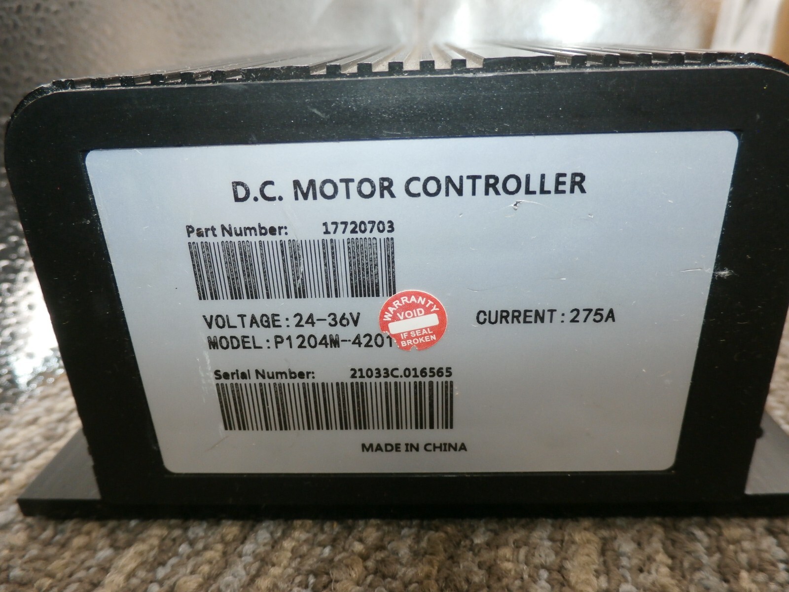 Partayoza Replace Curtis Programmable DC Series Motor Controller 1204-027/015 | eBay