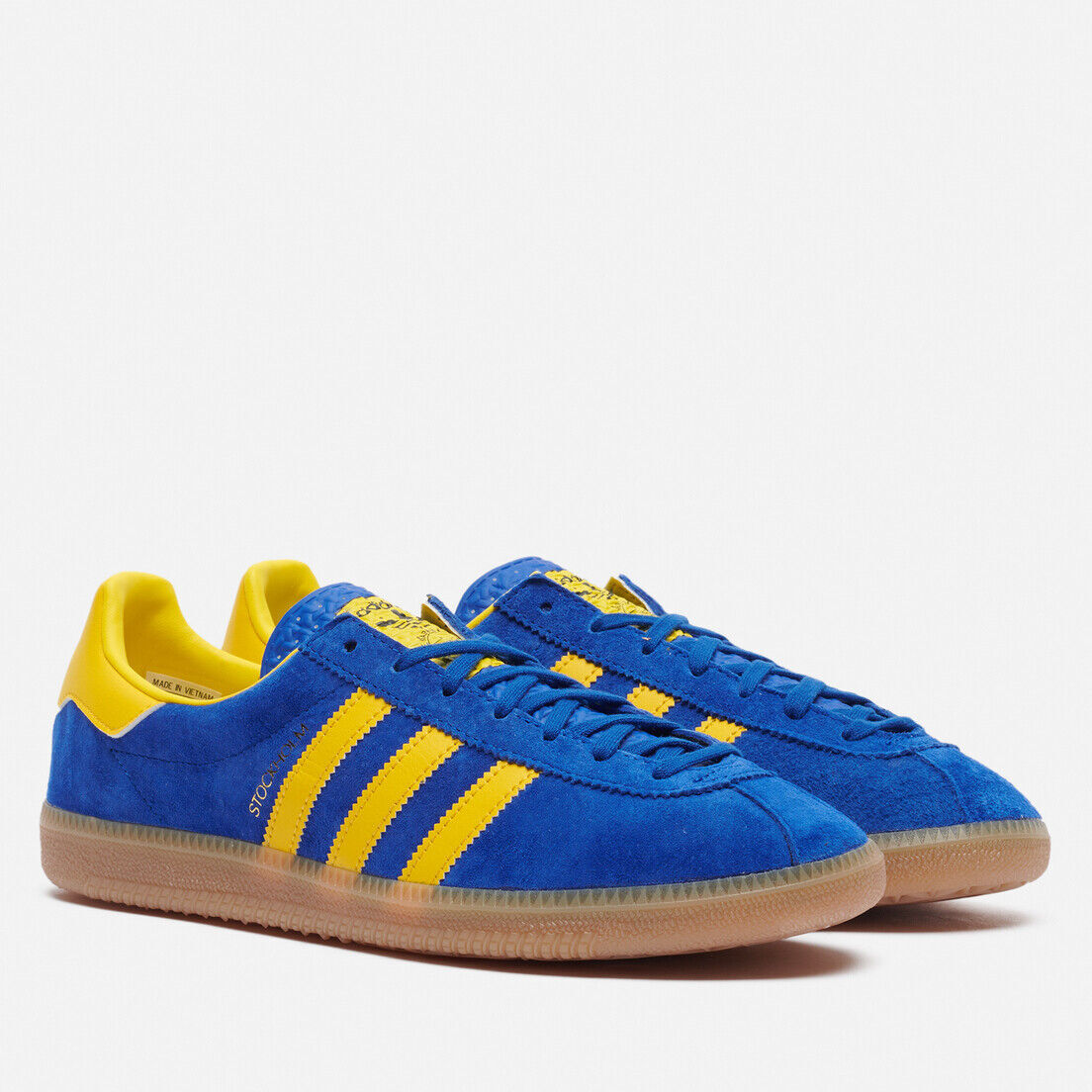 Size 9 - adidas Stockholm Royal Blue Yellow Gum 2021 for sale online | eBay