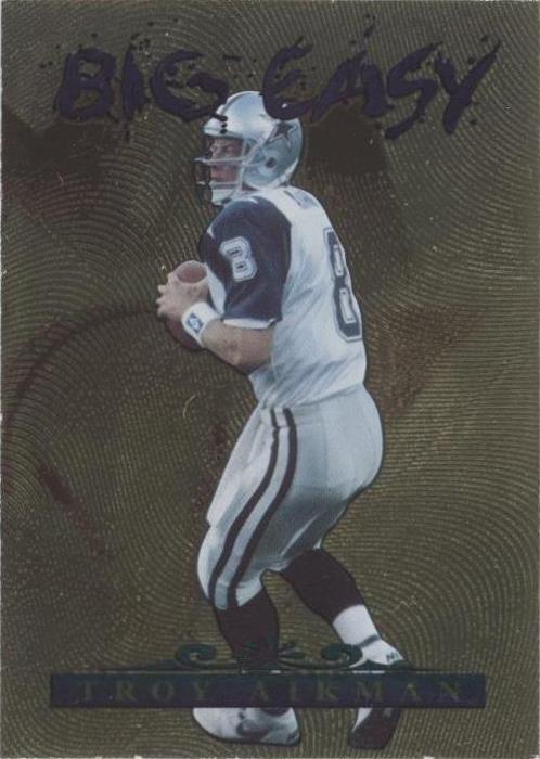 1996 Collector's Edge - Big Easy Troy Aikman #3 Gold Foil /3100 for ...