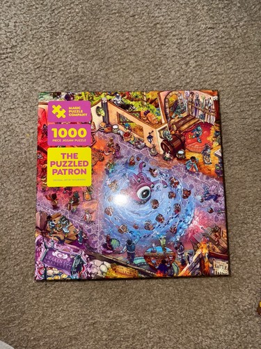 The Puzzled Patron • 1000-Piece Jigsaw Puzzle from The Magic Puzzle ...