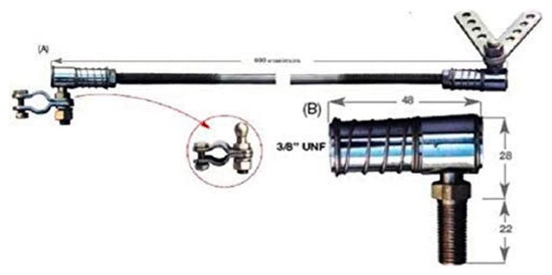 Outboard Kicker Motor Steering Arm The C Brats :: SeaStar Kicker Tie