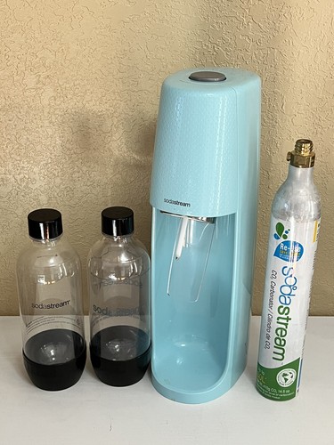 SodaStream Fizzi Soda Maker 2 Bottle + 2 Empty CO2 Gas Machine ...