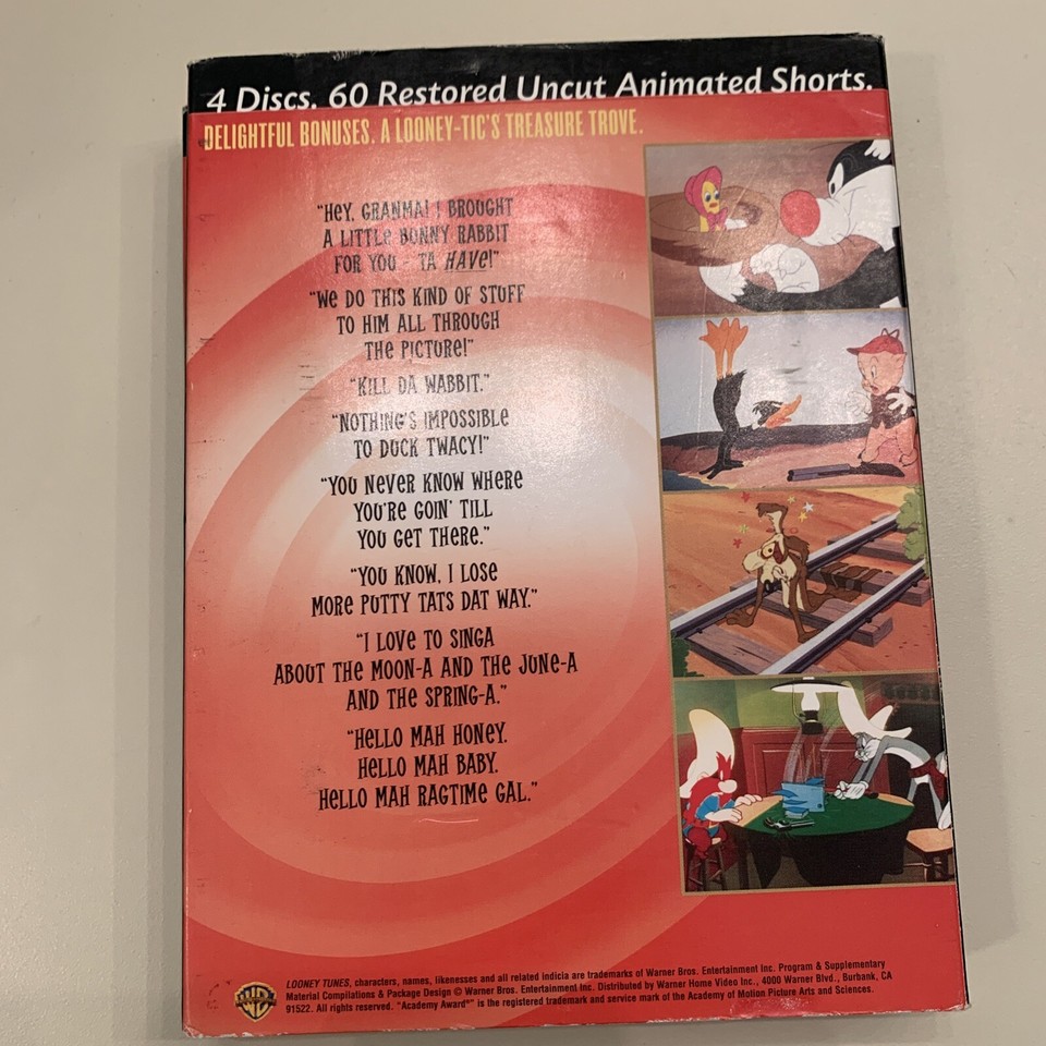 Looney Tunes Golden Collection Volume 2 Warner Bros 4 Disc DVD ...
