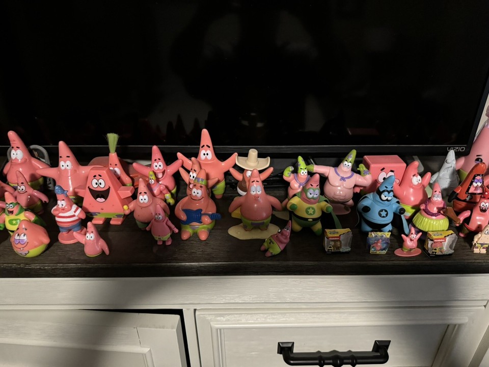 SpongeBob SquarePants-MASSIVE Patrick Star Collection-Over 75 Figures ...