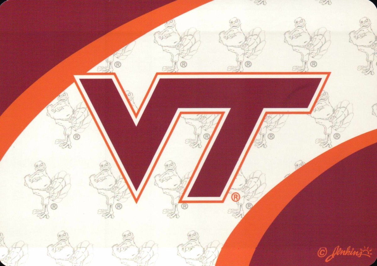 Vt Football Logo Michael Vick Autographed Memorabilia | Signed Photo,