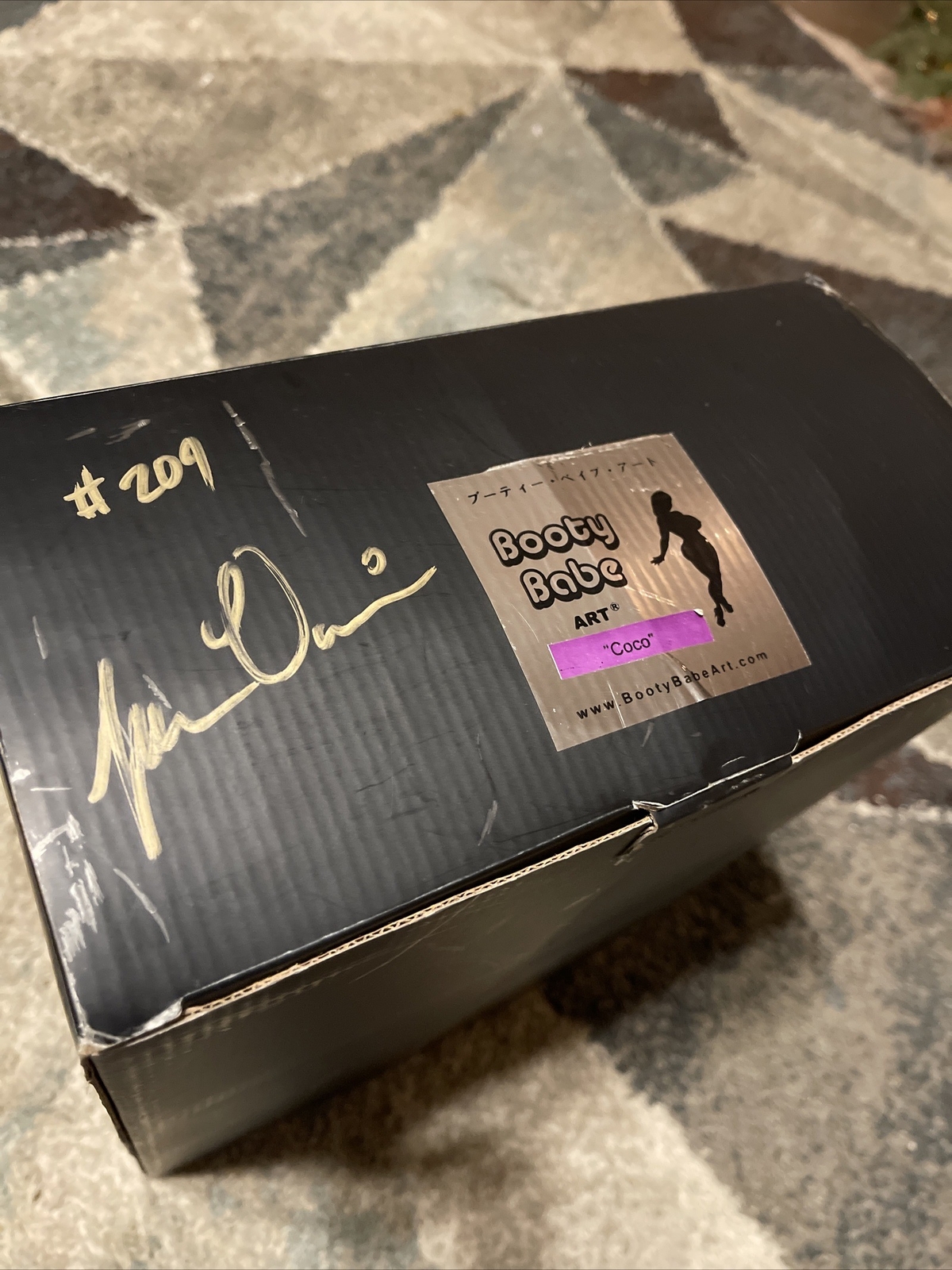 Spencer Davis Booty Babe Art “COCO” #209/650 In Box NO COA, Signed Box | eBay