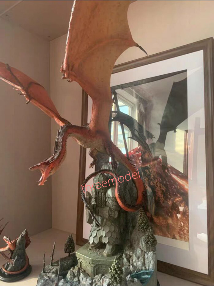 Weta The Lord Of the Rings The Hobbit Smaug the Fire-Drake Statue IN ...