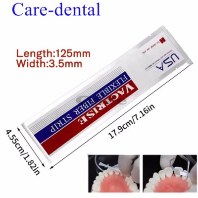 Dental Fiber Splint Glass Flexible Fiber Strip Bonding Adhesive Strips ...
