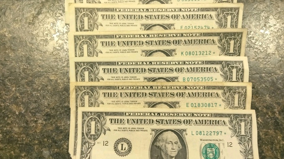 One Dollar Bill Star Note Fancy Serial Star Note (Lot of 100) | eBay