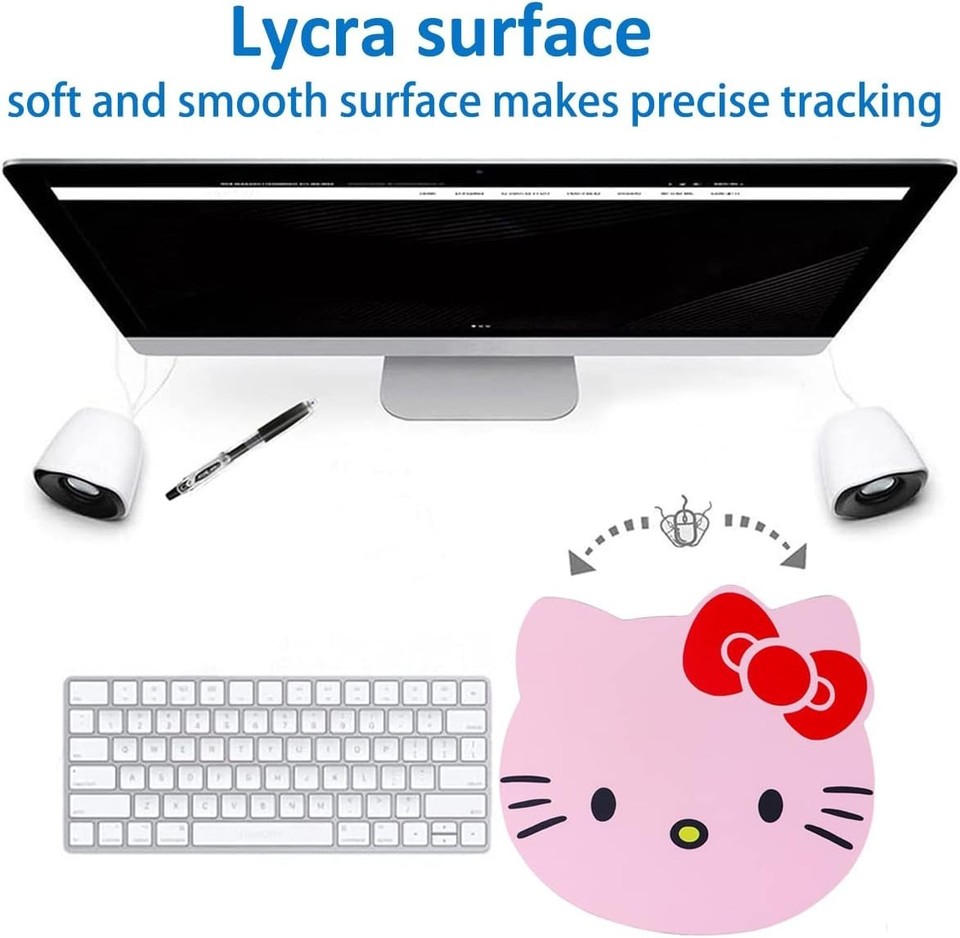 Hello Kitty Mouse Pad, Cute Mouse Pad for Computer Laptop - Hello Kitty ...