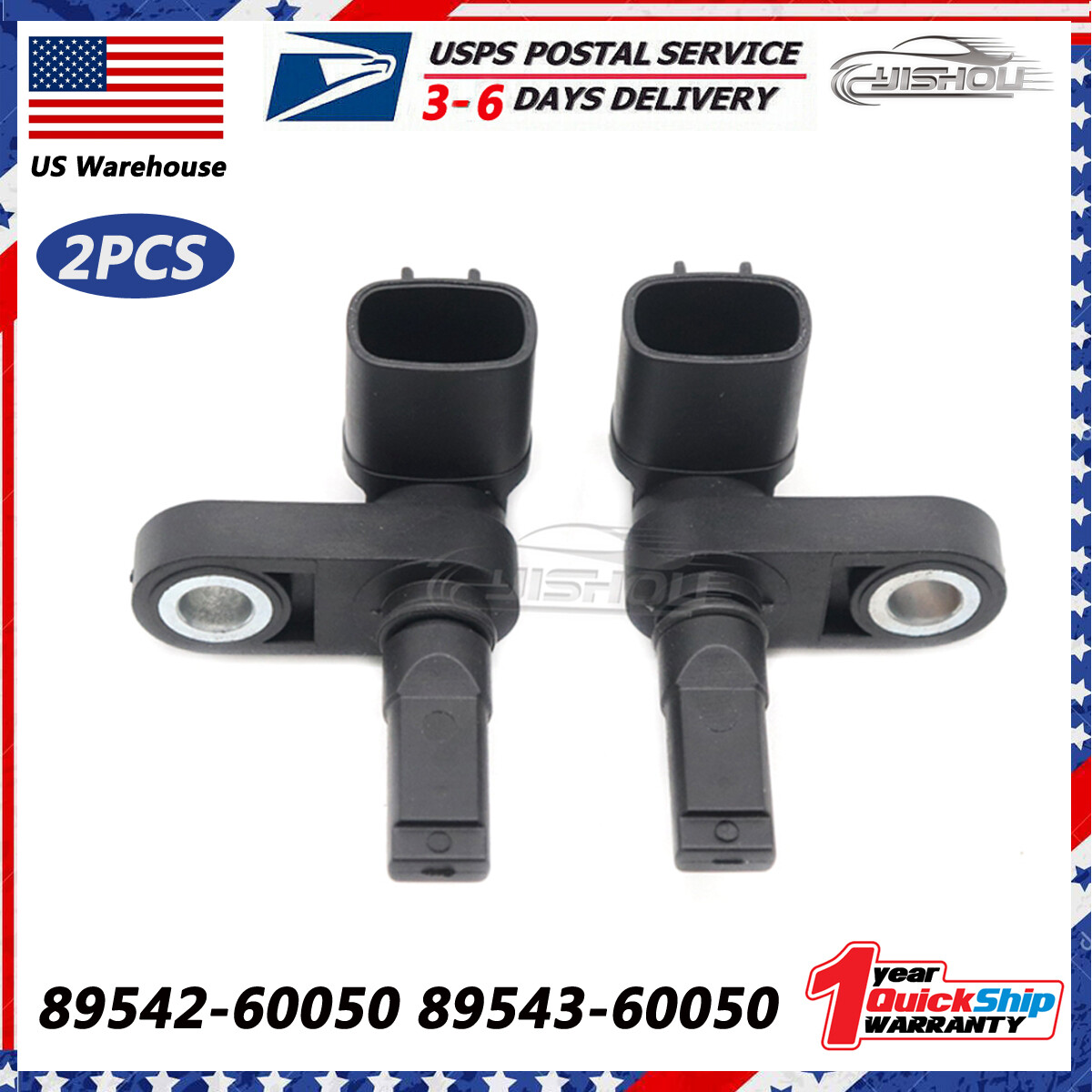 Left & Right 2Pcs ABS Wheel Speed Sensors for Toyota 4Runner Tacoma ...