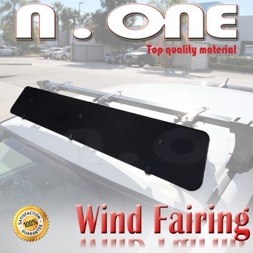 Roof Rack Noise Control Cross Bar Wind Deflector Aerodynamic Fairing ...
