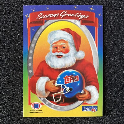 1994 NFL Football TOPPS SANTA CLAUS Card # 25 Mint Nm | eBay