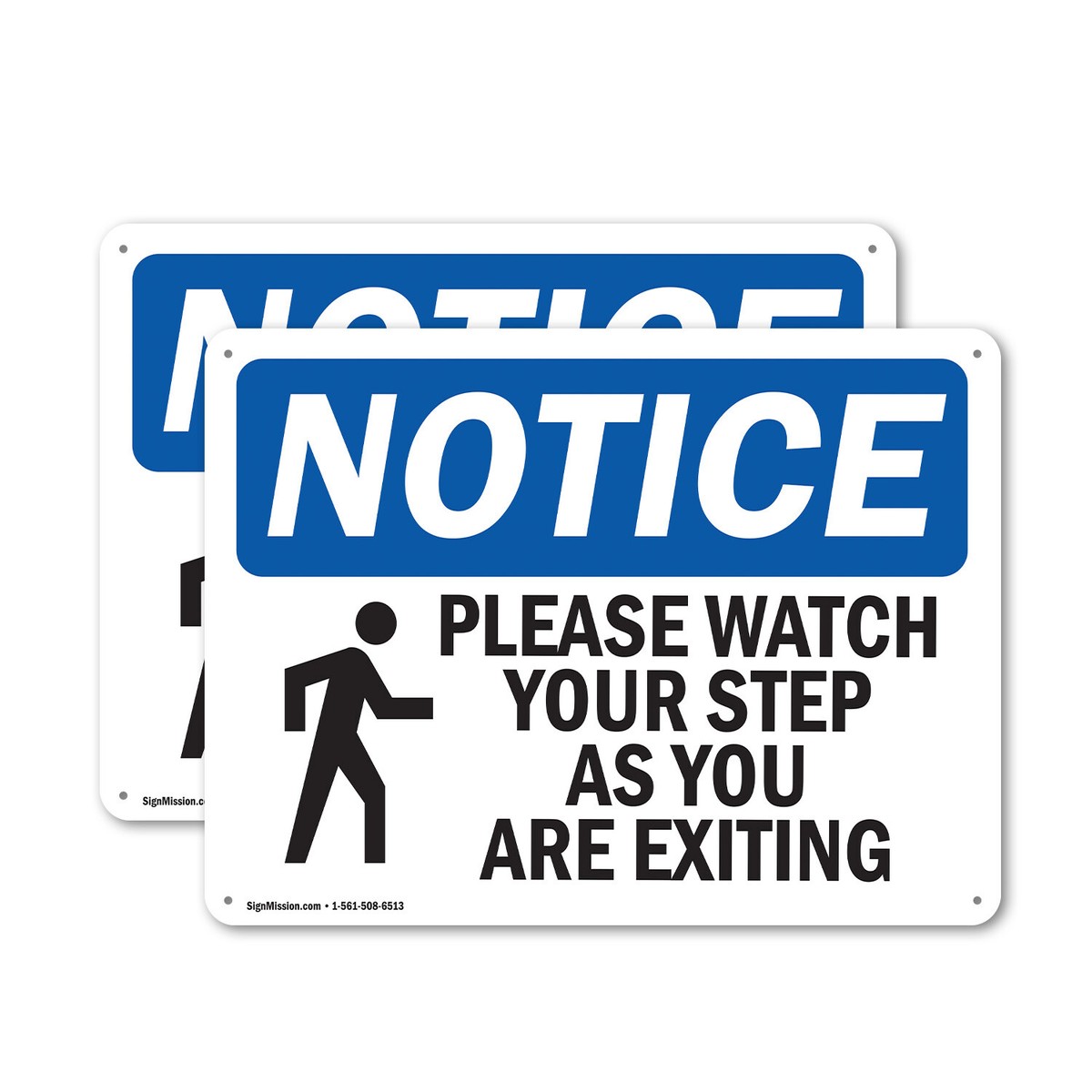 Please Watch Your Step Caution Sign LASMINE Caution Safety Sign Watch