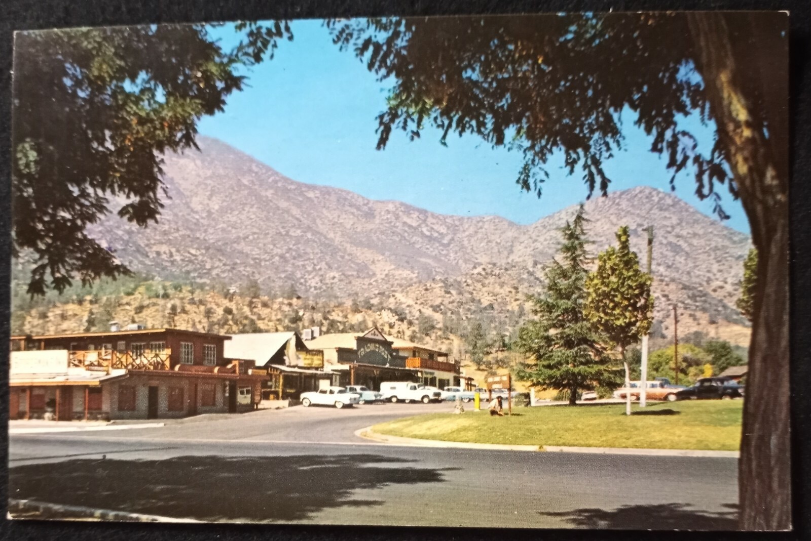 Kernville California CA Street View Sportsman Inn Mountains c1950 Cars ...