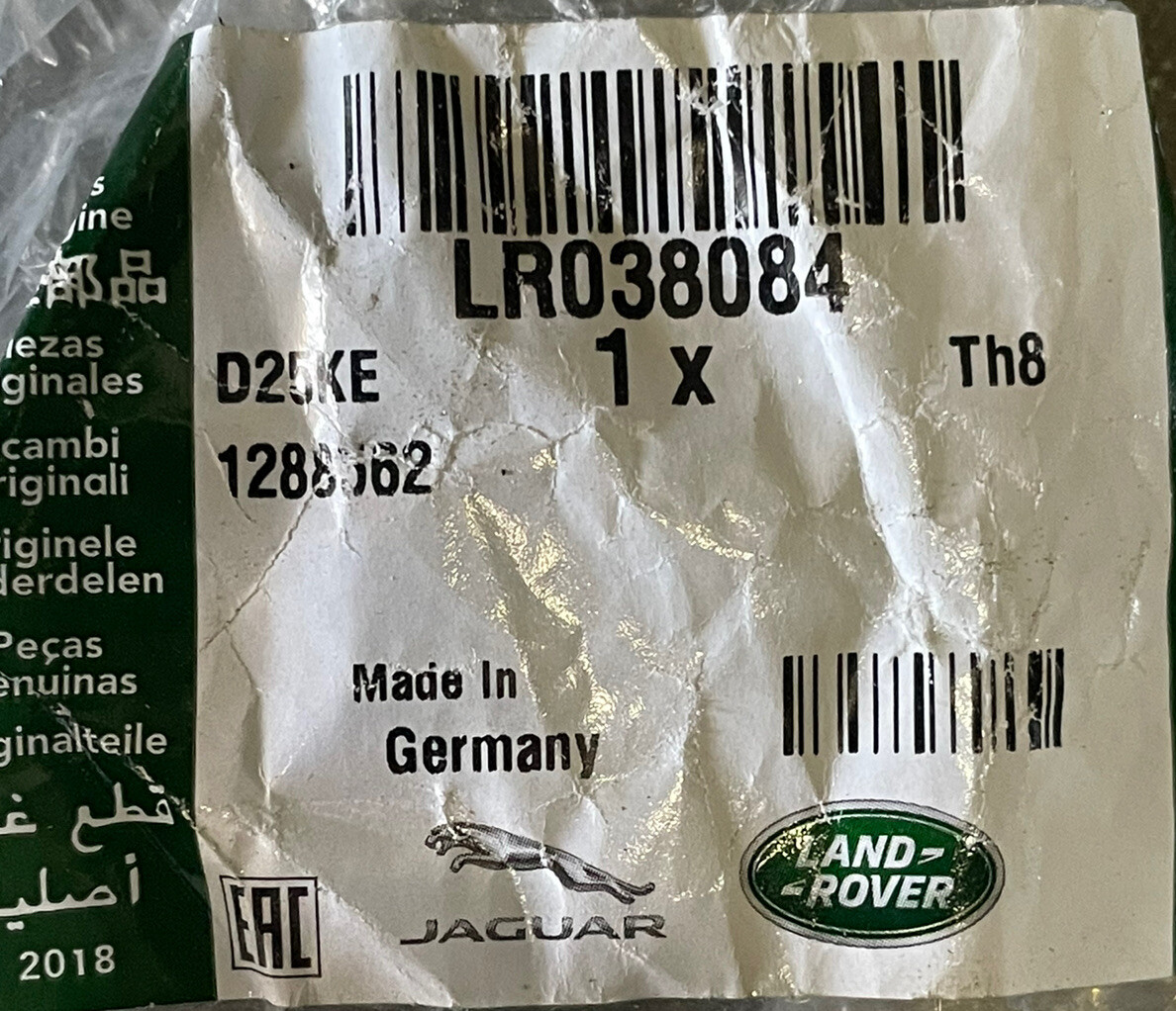 2010-2015 RANGE ROVER - EVOQUE - LR2 - LR3 FRONT OR REAR PARKING SENSOR ...