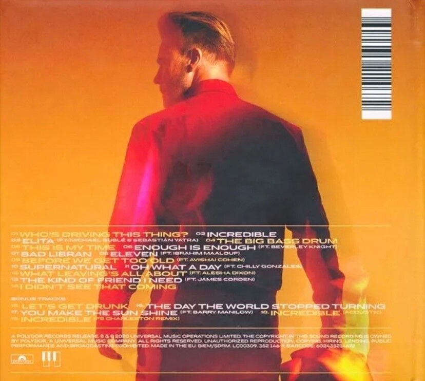 Gary Barlow - Music Played by Humans [Deluxe Limited Edition] CD Book ...